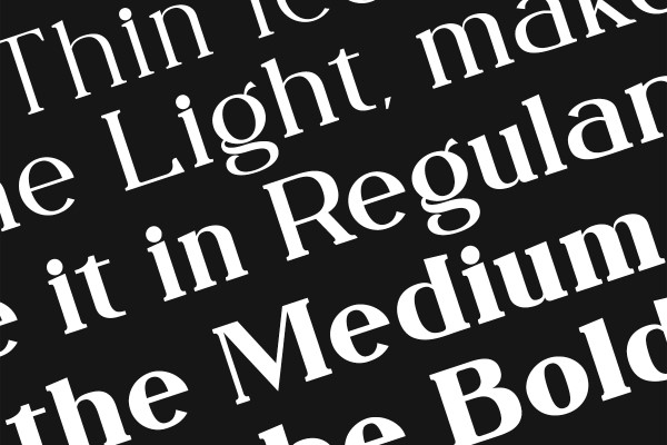 Fogie - Modern Serif Font Family - Din Studio