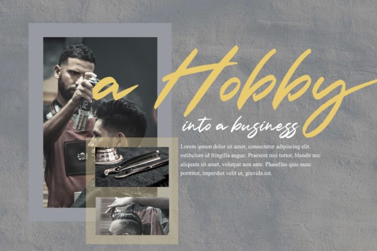 Slash Signature - Handwritten Brush Script Font - Din Studio