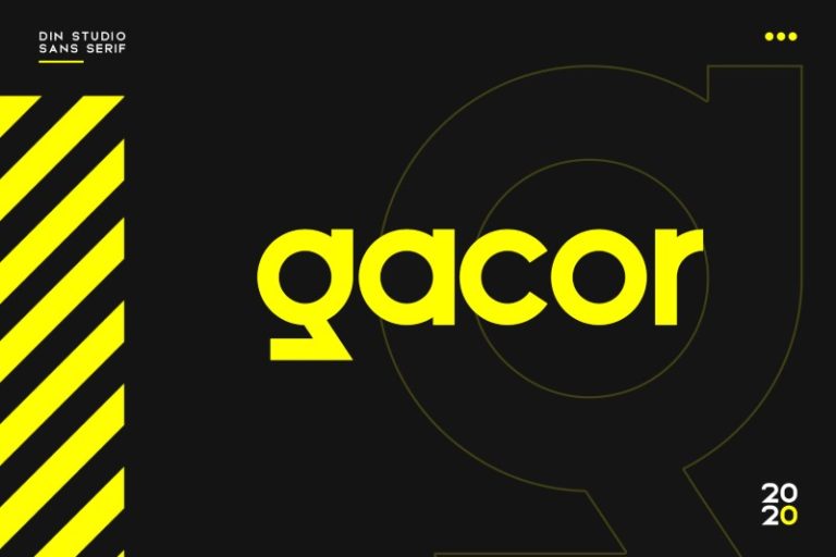 Gacor ǀ Urban Sans Serif Font
