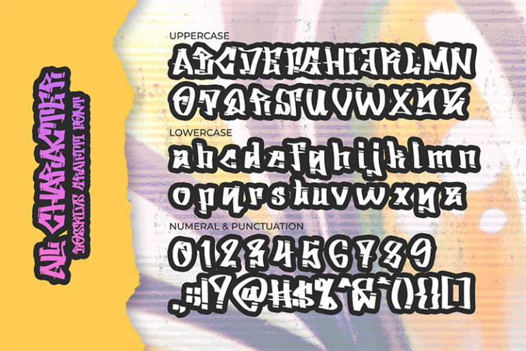 Bosskids ǀ A Graffiti Font