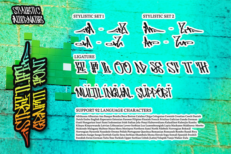 Streetlife ǀ A Graffiti Font