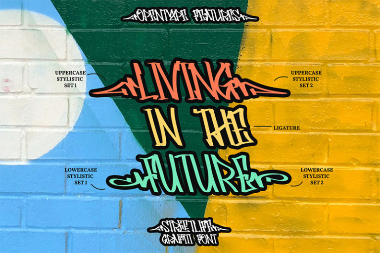 Streetlife ǀ A Graffiti Font