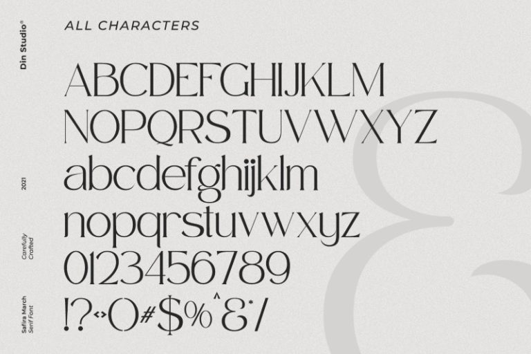 Safira March ǀ A Serif Font Family