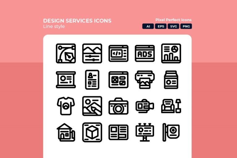Design Service Icon - 5 Styles - Din Studio