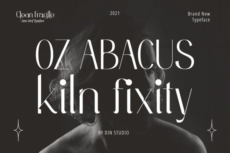 Clean Fragile Font ǀ A New Sans Serif Font