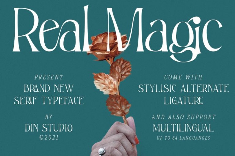 Real Magic Font ǀ A New Serif Typeface