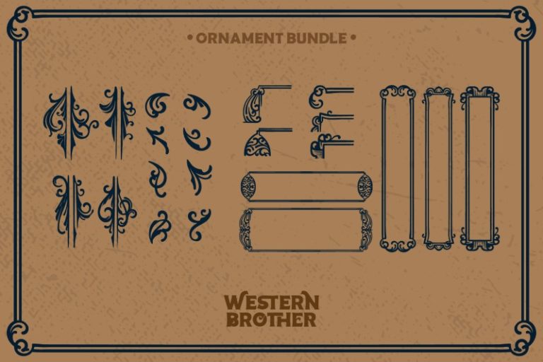 Western Brother Vintage Font ǀ Serif Bold Vintage