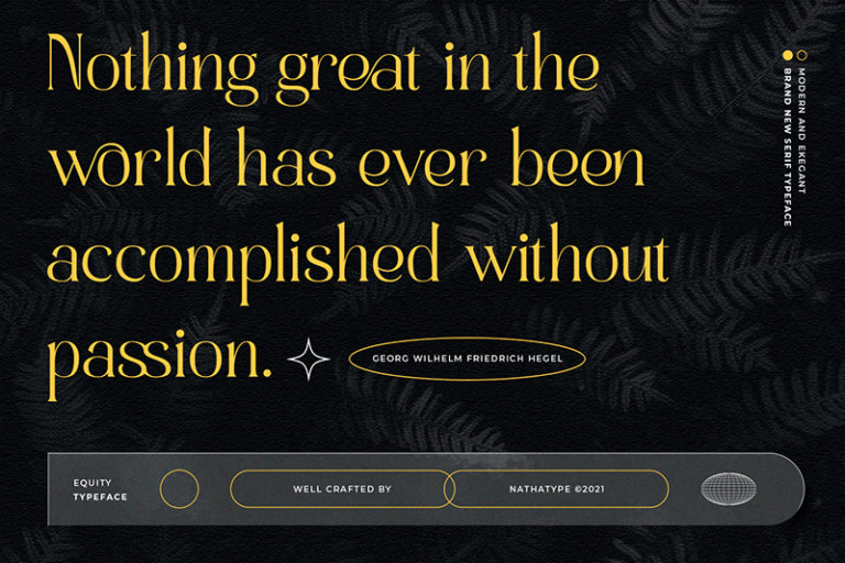 EQuity ǀ Serif Font