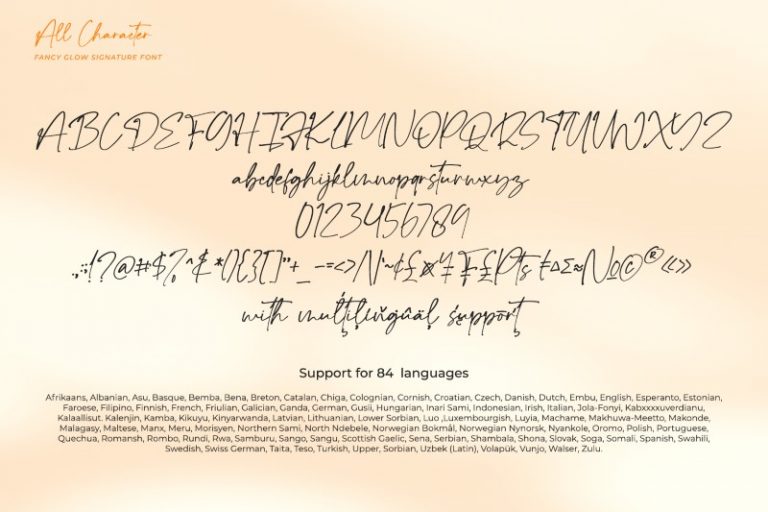 Fancy Cursive Signature