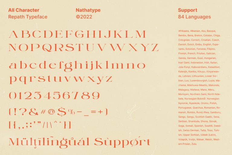 Repath ǀ Serif Font