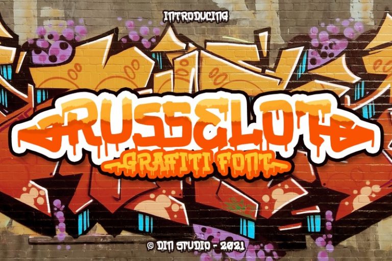 Russelot ǀ Graffiti Font