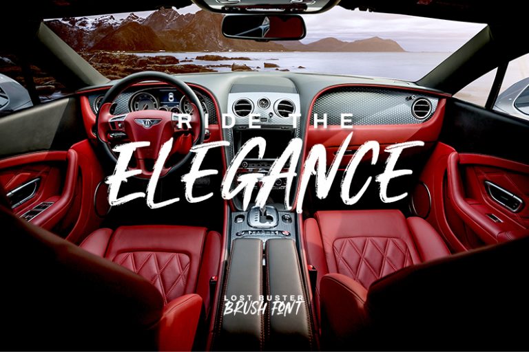 Lost Buster ǀ Script Font