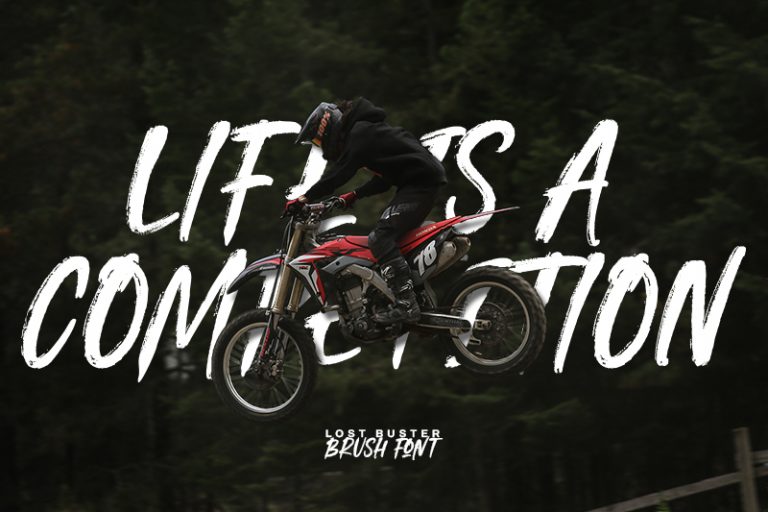 Lost Buster ǀ Script Font