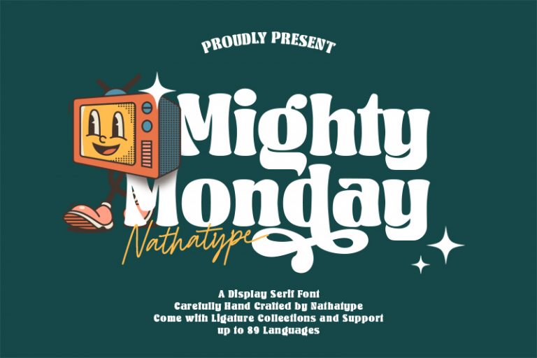 Mighty Monday ǀ Serif Font