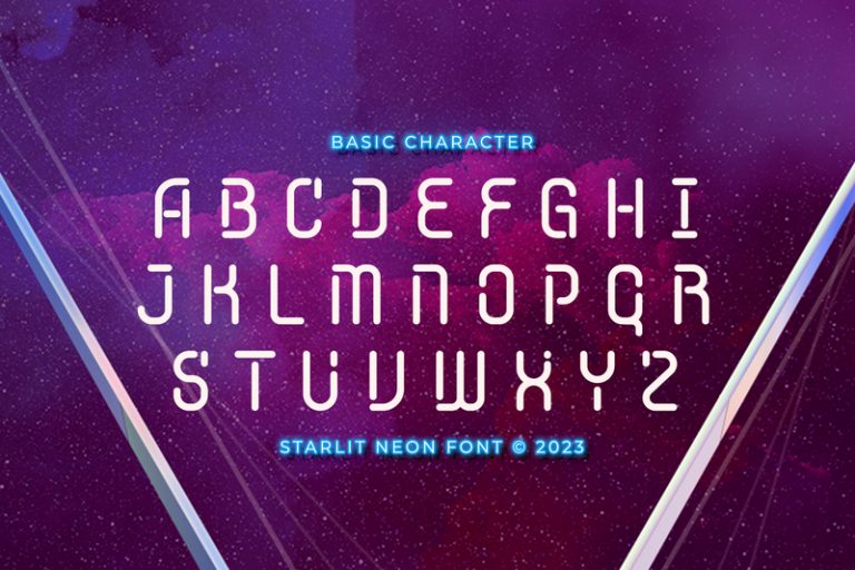 Starlit Neon ǀ Neon Font