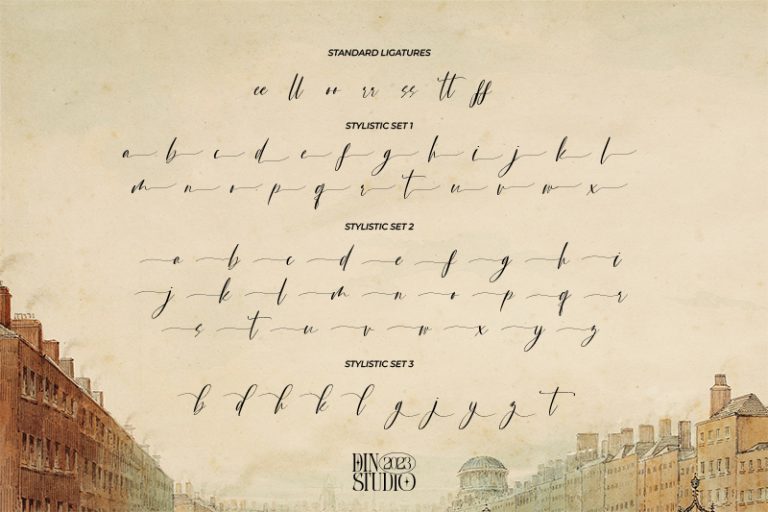 Sunset Imaginary ǀ Serif Script Font Duo