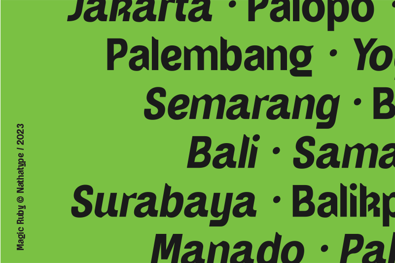 Magic Ruby | Display Font