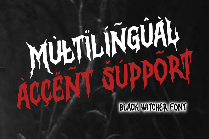 Black Witcher | Horror Font