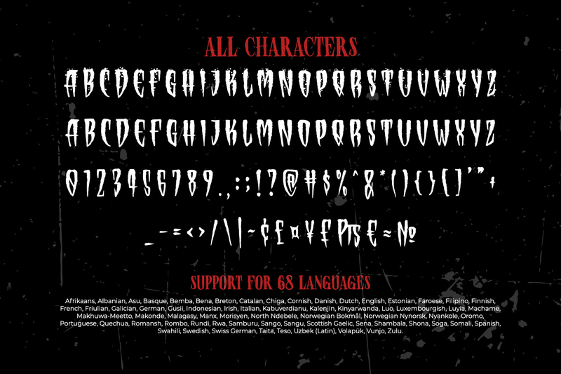 Ghost Terror | Horror Font