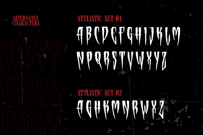 Ghost Terror | Horror Font