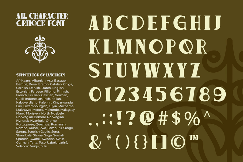 Grilock | Display Font