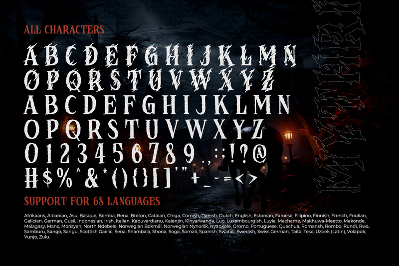 Myhtring | Horror Font
