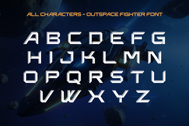 Outspace Fighter | Game Font