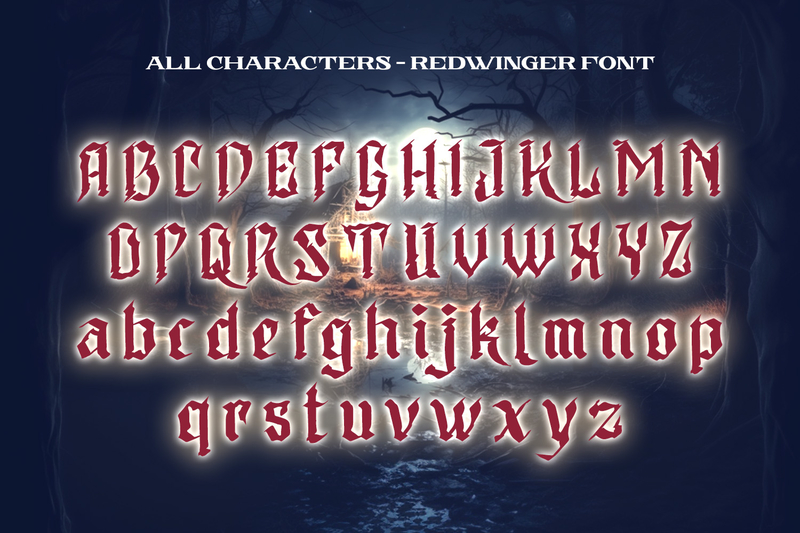 Redwinger | Game Font