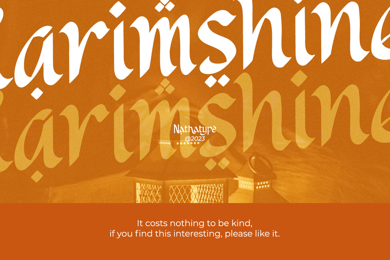 Karimshine | Display Font