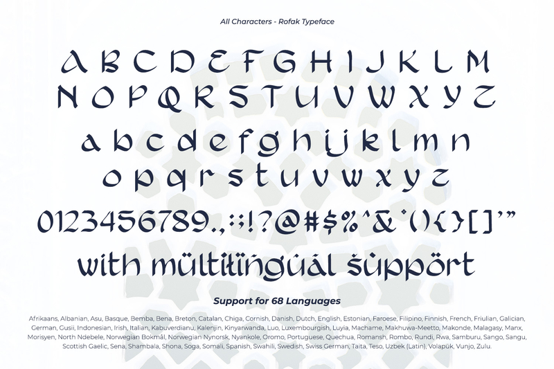 Rofak | Display Font