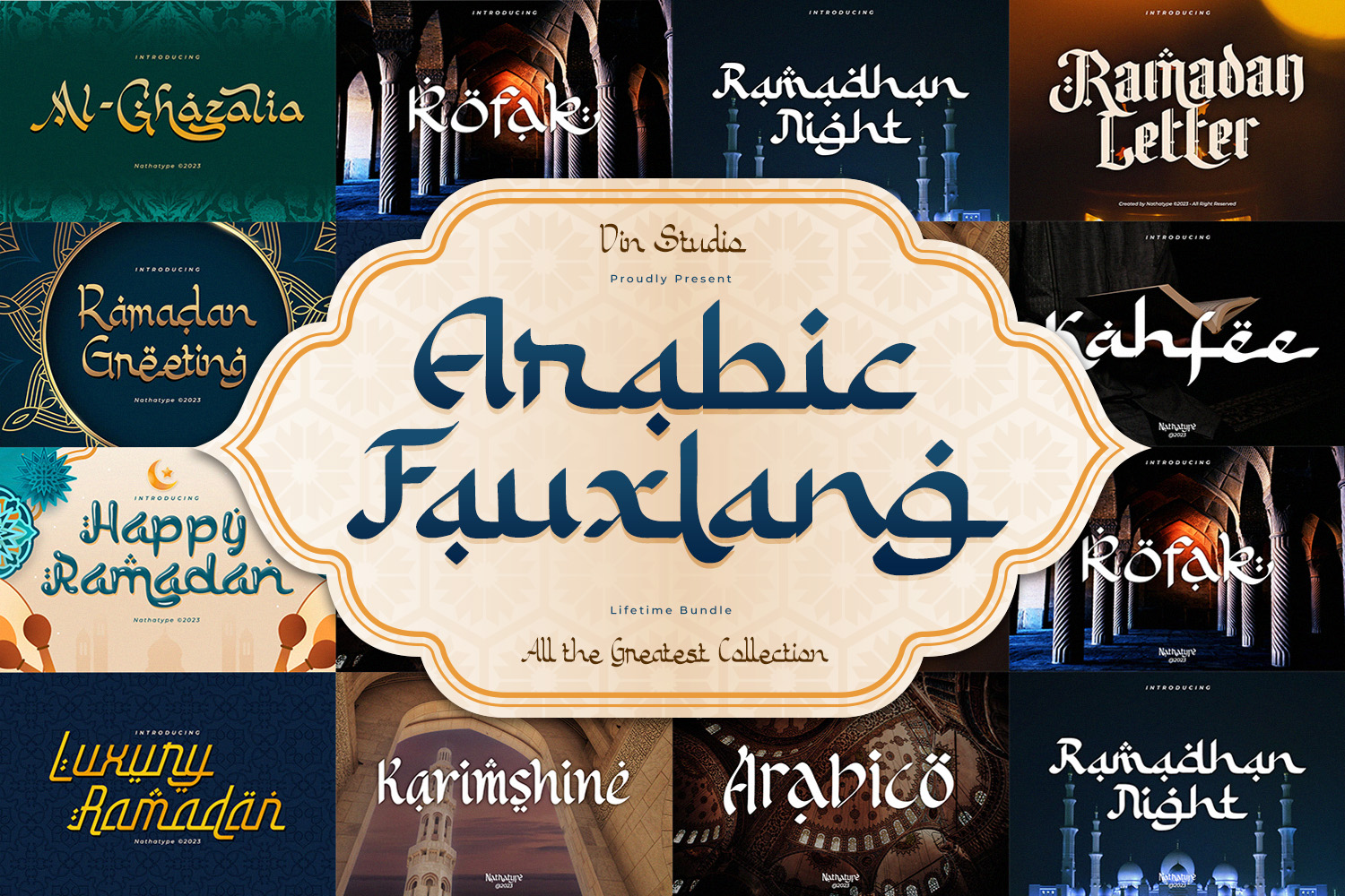 Arabic Fauxlang | Bundle Font