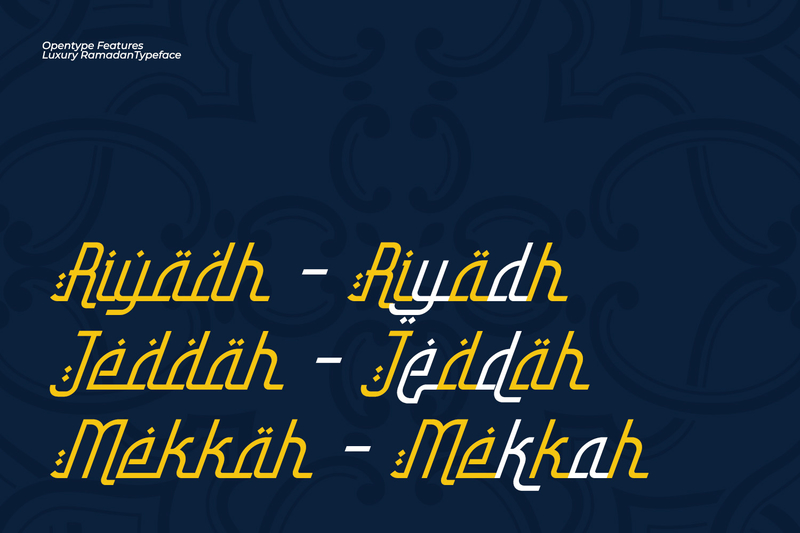 Luxury Ramadan | Display Font