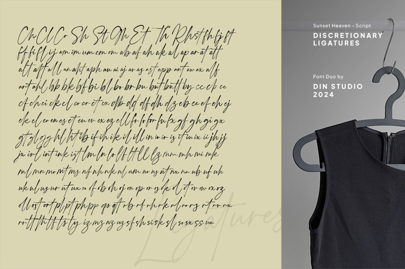 Sunset Heaven | Serif Script Font Duo