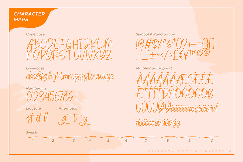 Alisking | Handwritten Font