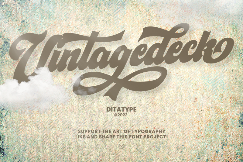 Vintagedeck | Script Font