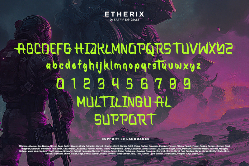 Etherix | Display Font