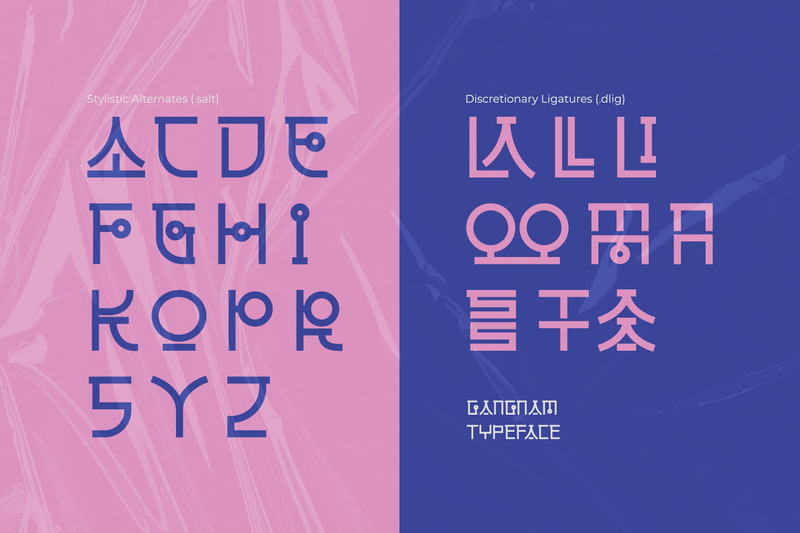 Gangnam | Display Font