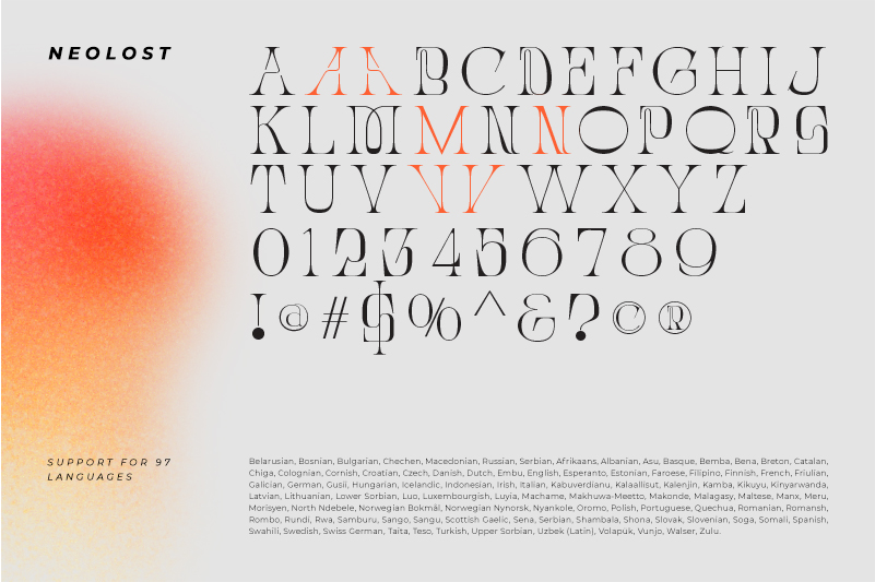 Neolost | Display Serif Font