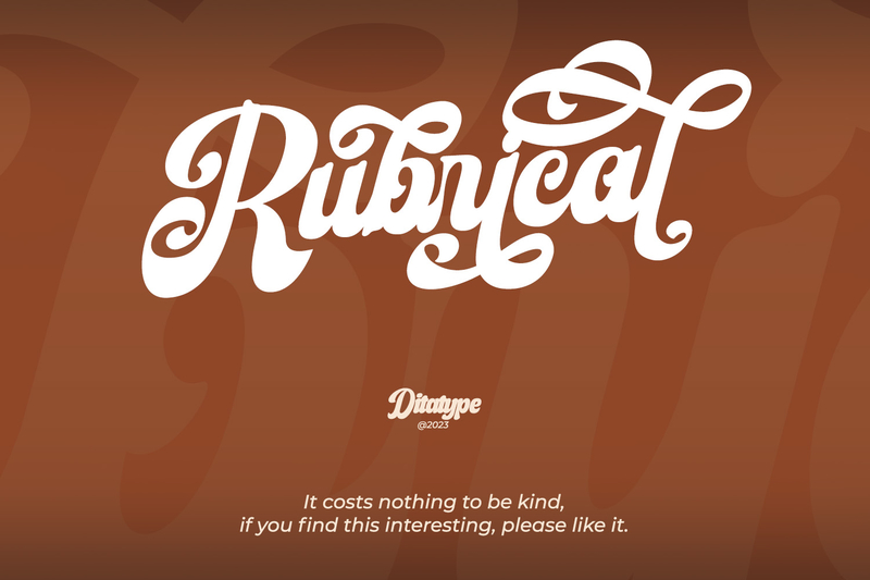 Rubrical | Script Font