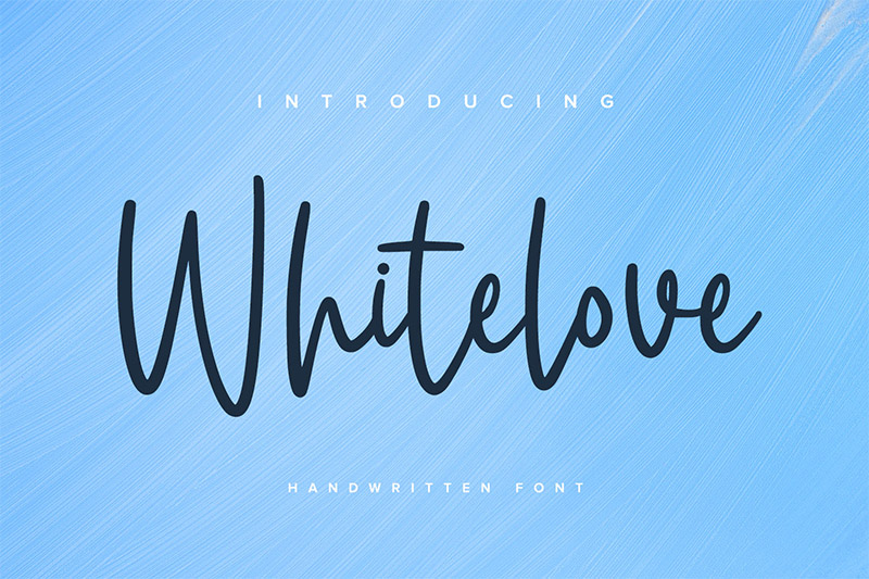 Whitelove | Handwritten Font