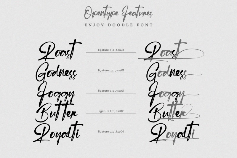 Enjoy Doodle | Handwritten Font