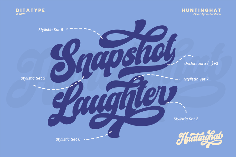 Huntinghat | Script Font
