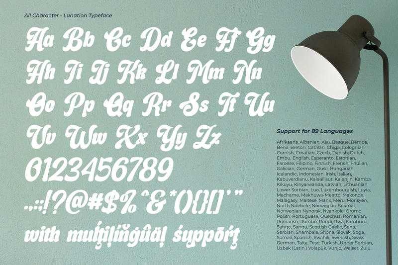 Lunation | Script Font