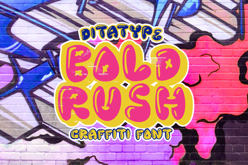 Boldrush | Graffiti Font