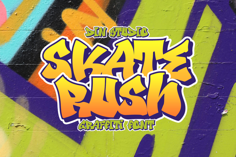 Skate Rush | Graffiti Font