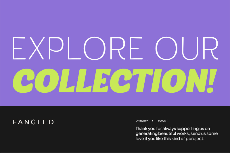 Fangled | Display Sans Serif Font Family