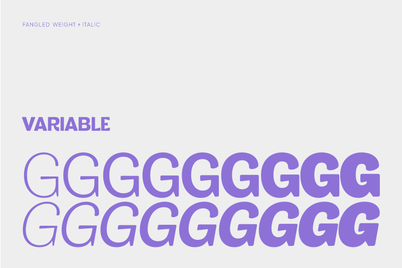 Fangled | Display Sans Serif Font Family