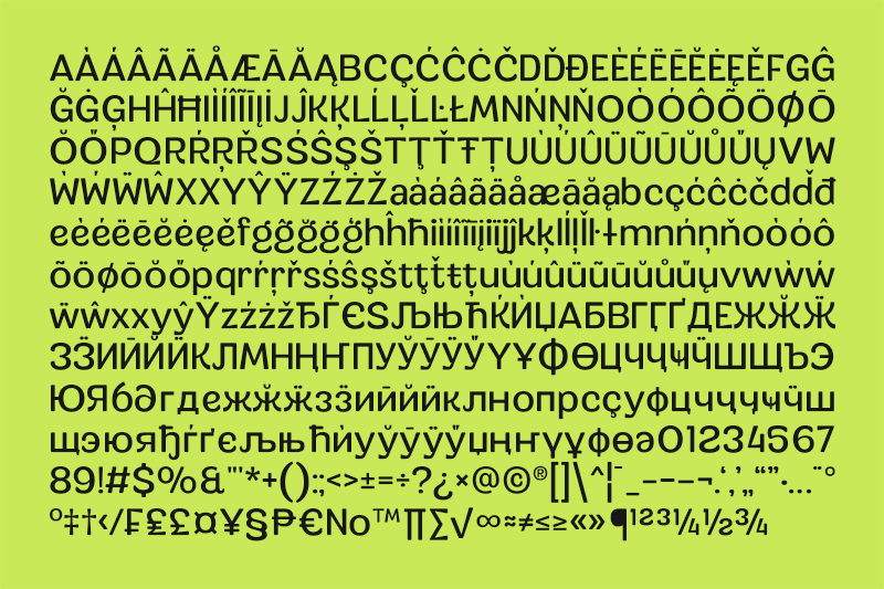 Fangled | Display Sans Serif Font Family