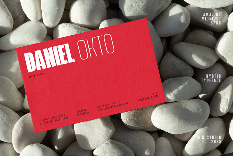 Amazing Midnight | Modern Font Duo Sans Serif Family and Brush