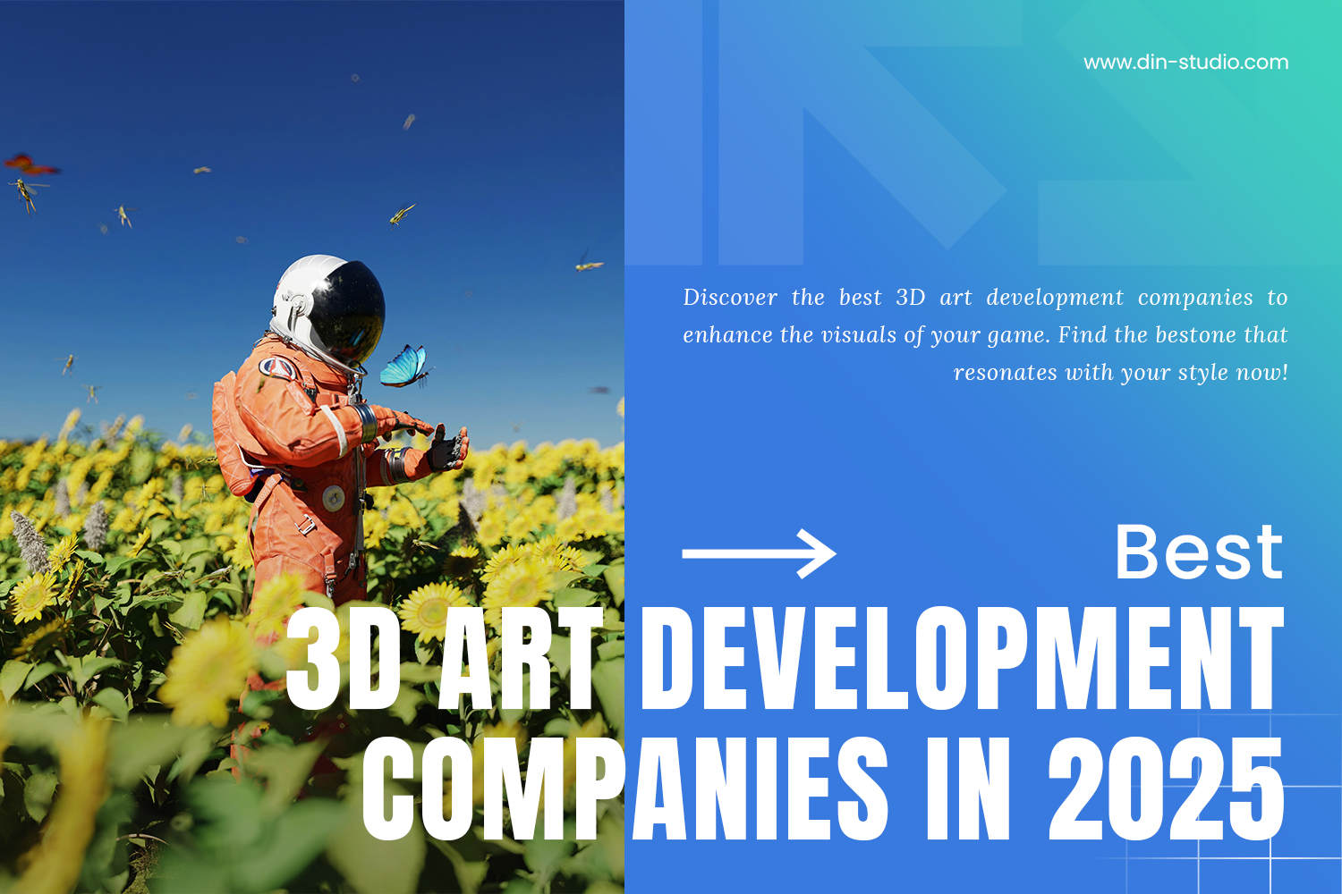 Best 3D Art Development Companies in 2025 - Din Studio